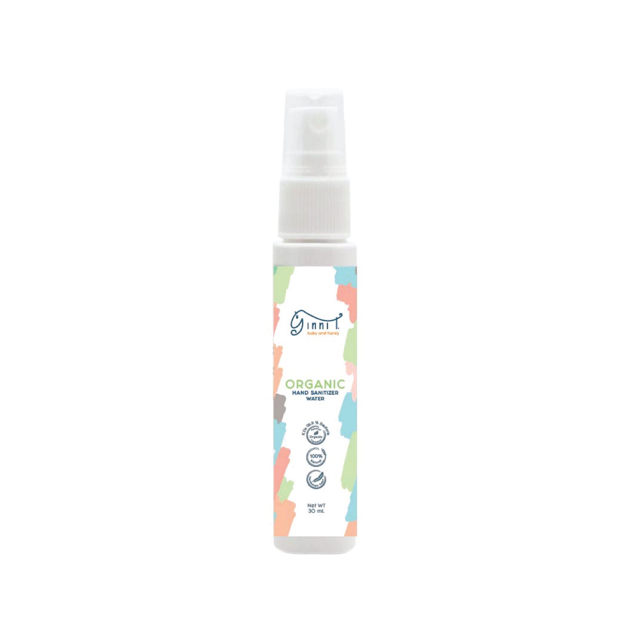 Organic Hand Sanitizer Water Spray 30ml – Ginni T.